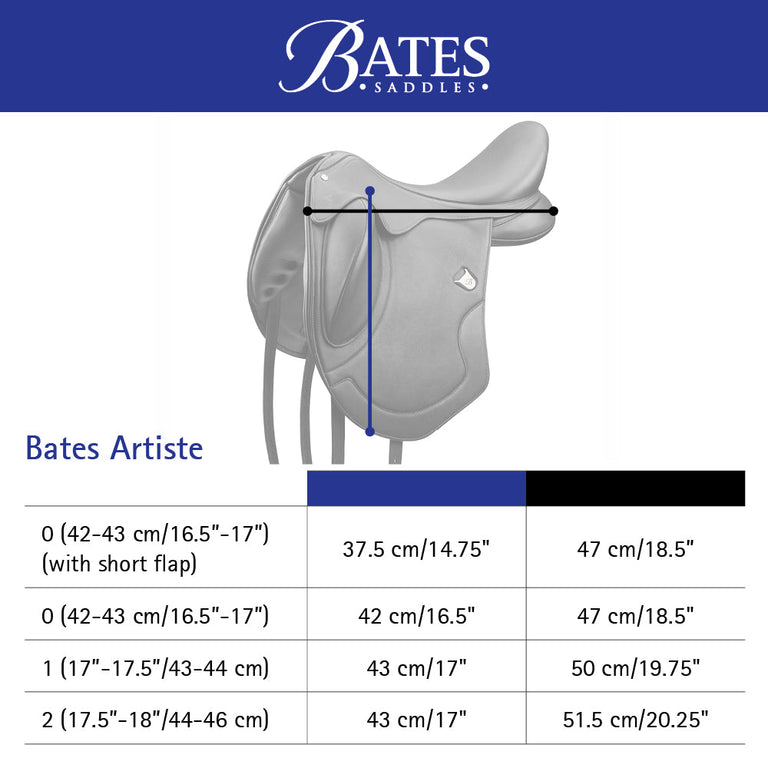 Bates Artiste Dressage Saddle | High Performance Dressage Saddle ...